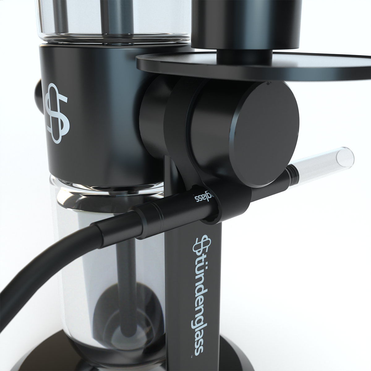 Hose Clip Black Stündenglass Gravity Hookahs And Infusers Eu
